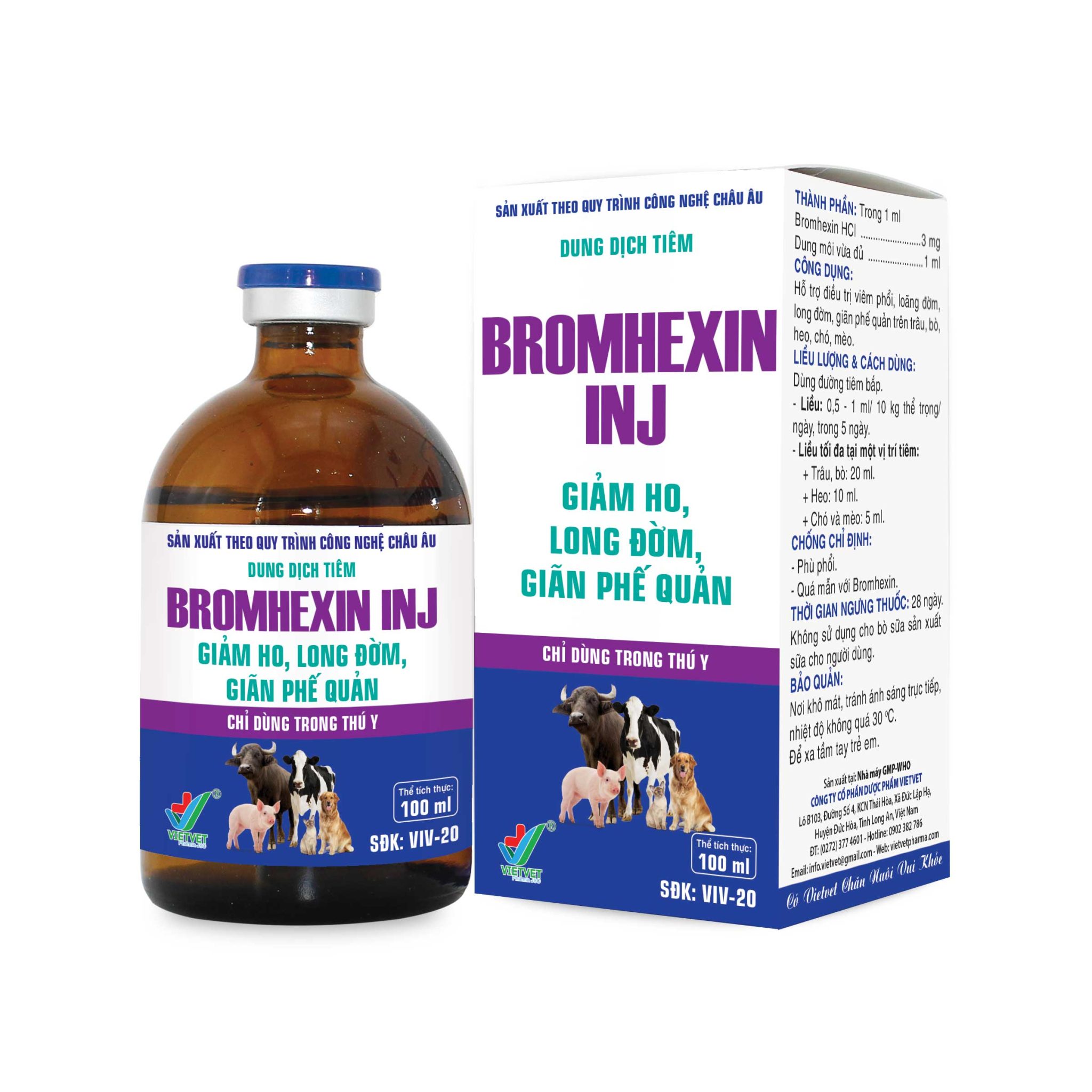 BROMHEXIN INJ - Vietvet