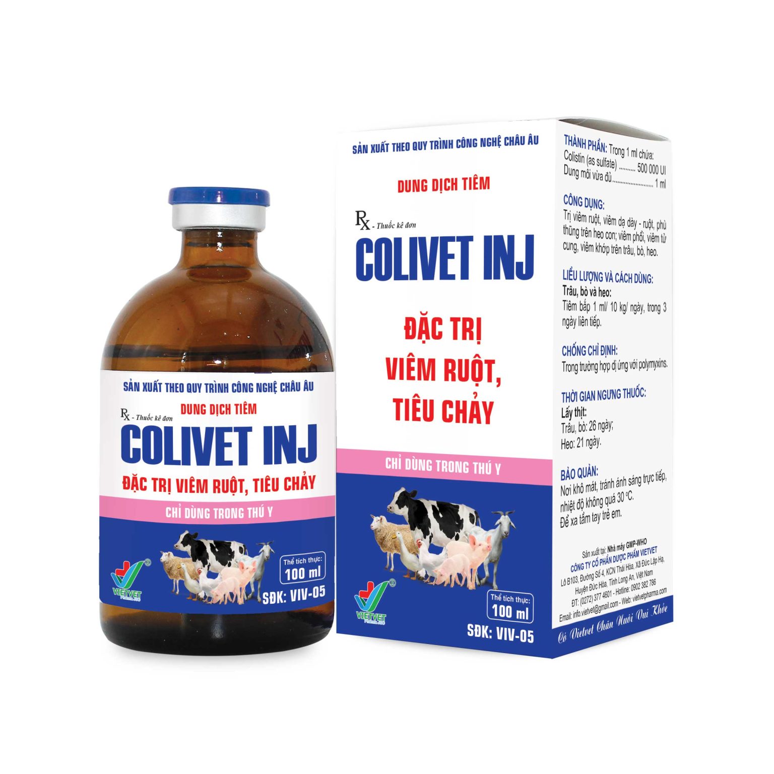 COLIVET INJ - Vietvet