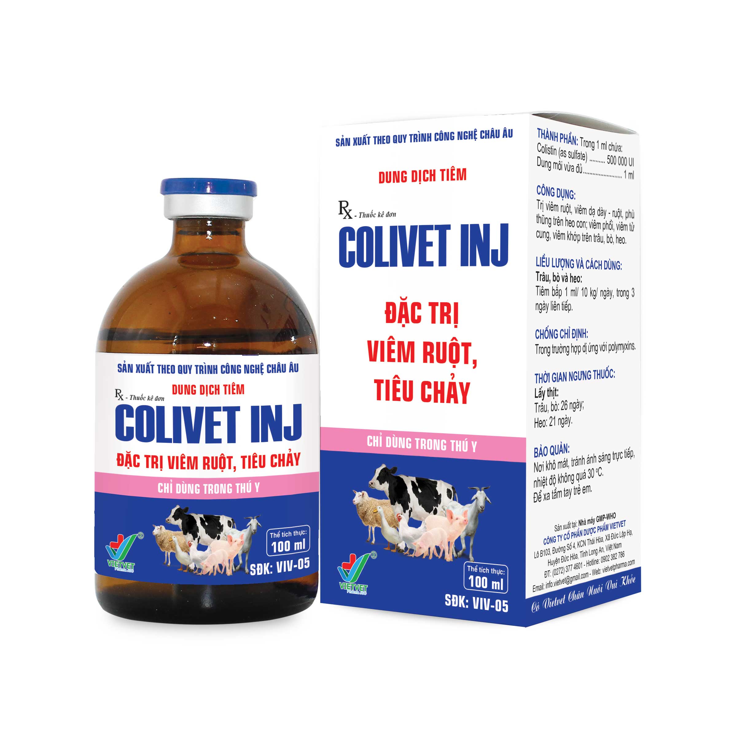 COLIVET INJ - Vietvet